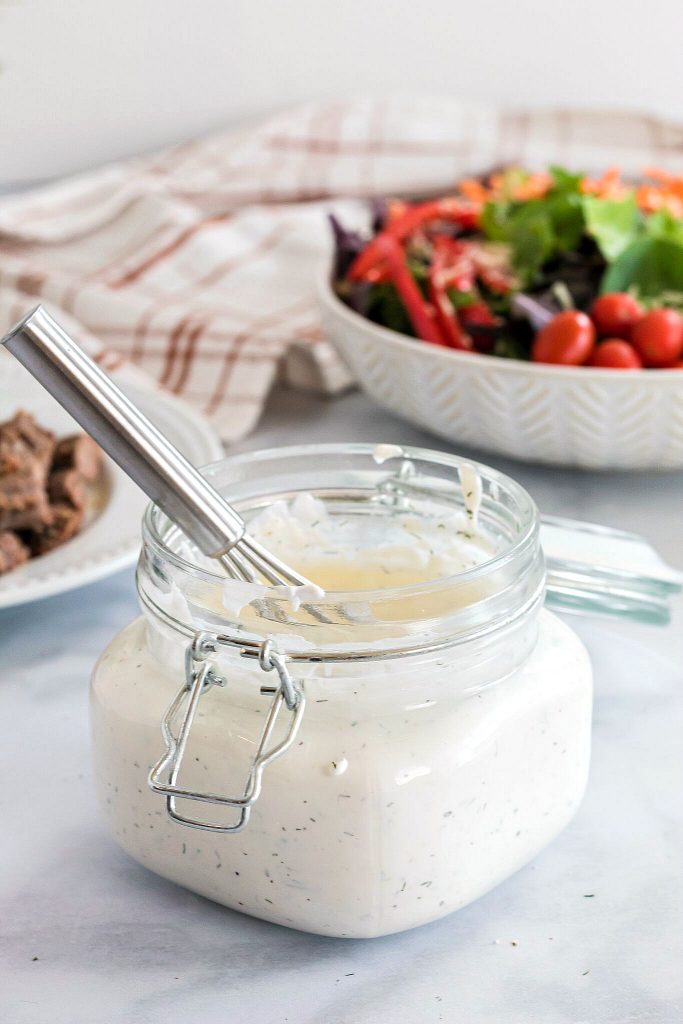 Homemade Sour Cream Salad Dressing - Bunny's Warm Oven
