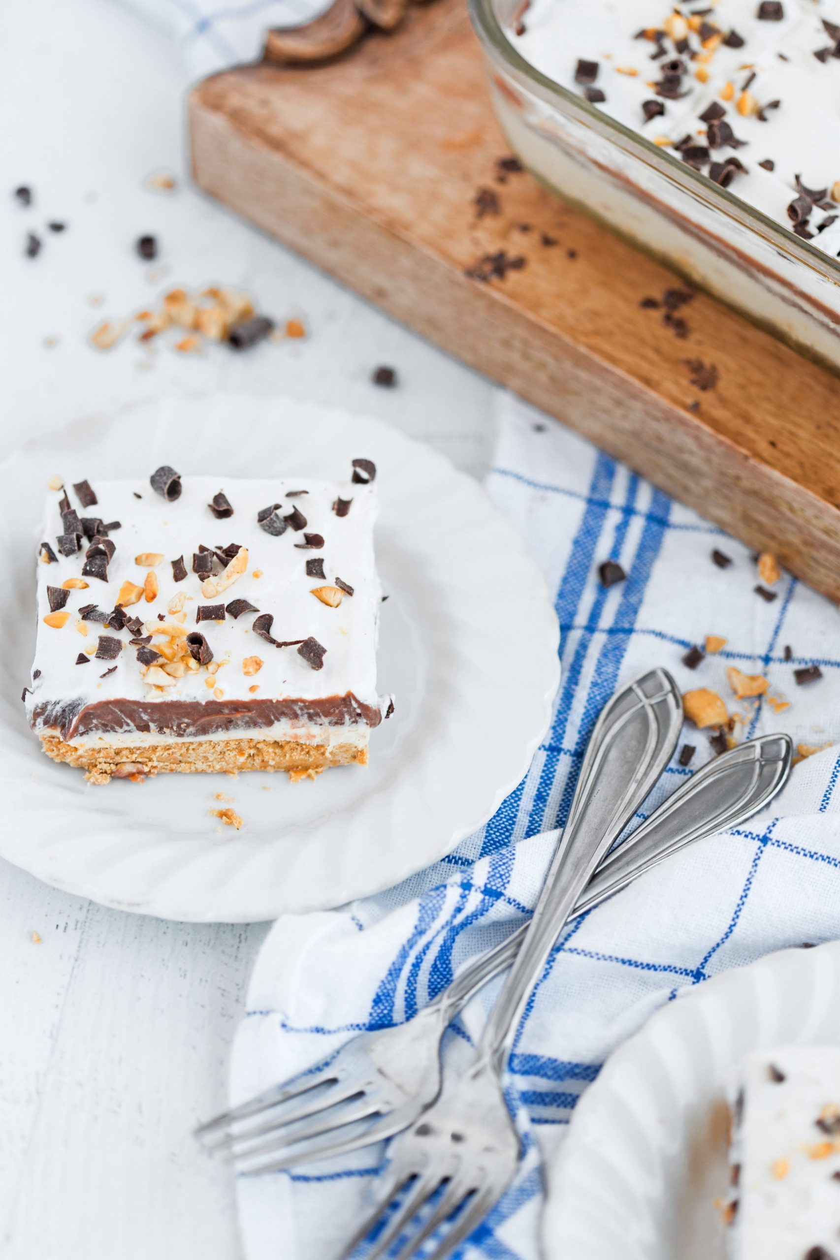 Chocolate Peanut Butter Dessert - Bunny's Warm Oven