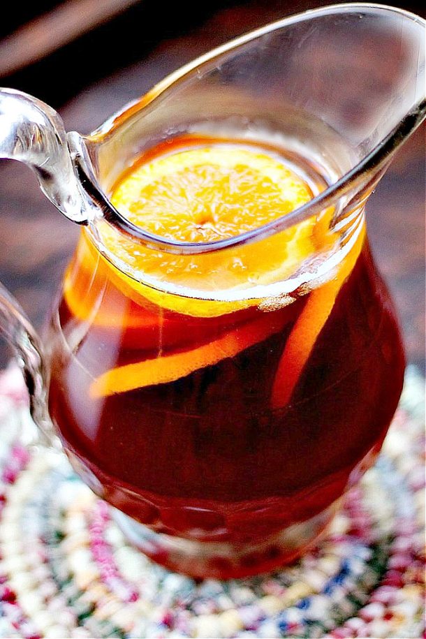 Homemade Orange Flavored Ice Tea - Bunny's Warm Oven