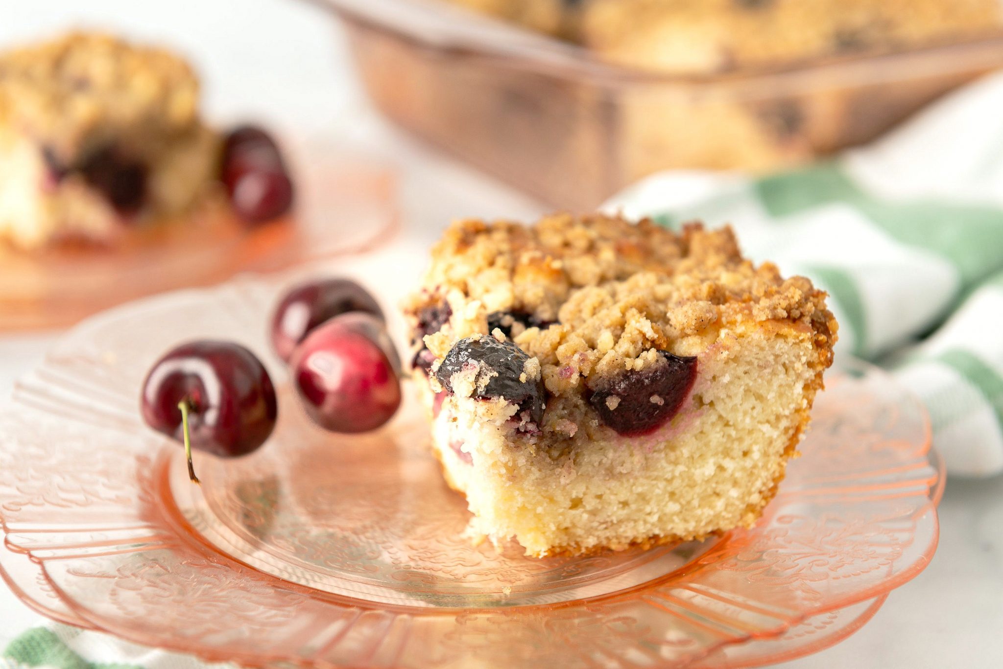 Eight Inch Sweet Cherry Coffee Cake - Bunny's Warm Oven
